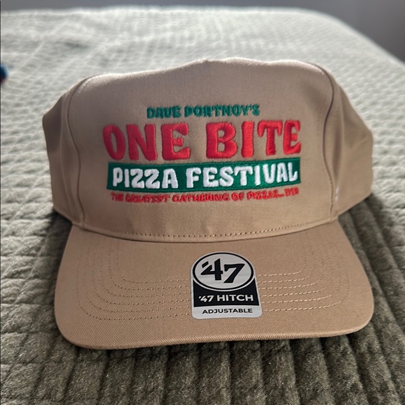 47 | Accessories | One Bite Pizza Festival Tan Cap | Poshmark